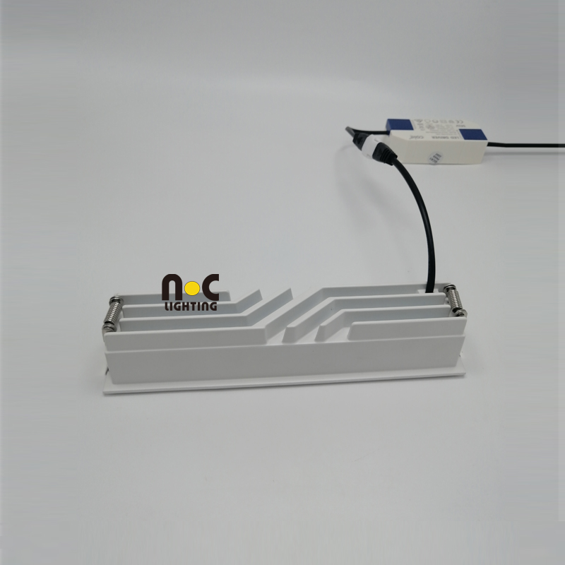 Six 6 Heads LED Linear Spotlight 6*2W LED COB Downlight Grille Linear ...