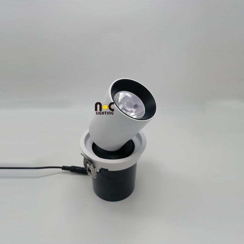 LED spotlight with focusing ring recessed lamp IP20 ceiling recessed ...